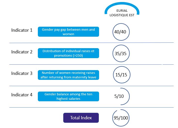 Professional equality index - Eurial